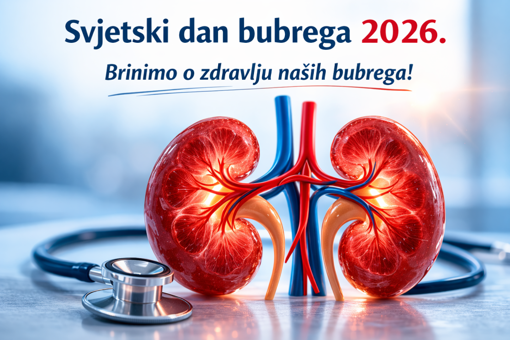 Svjetski dan bubrega 2026. – Brinimo o zdravlju naših bubrega! – KBSD